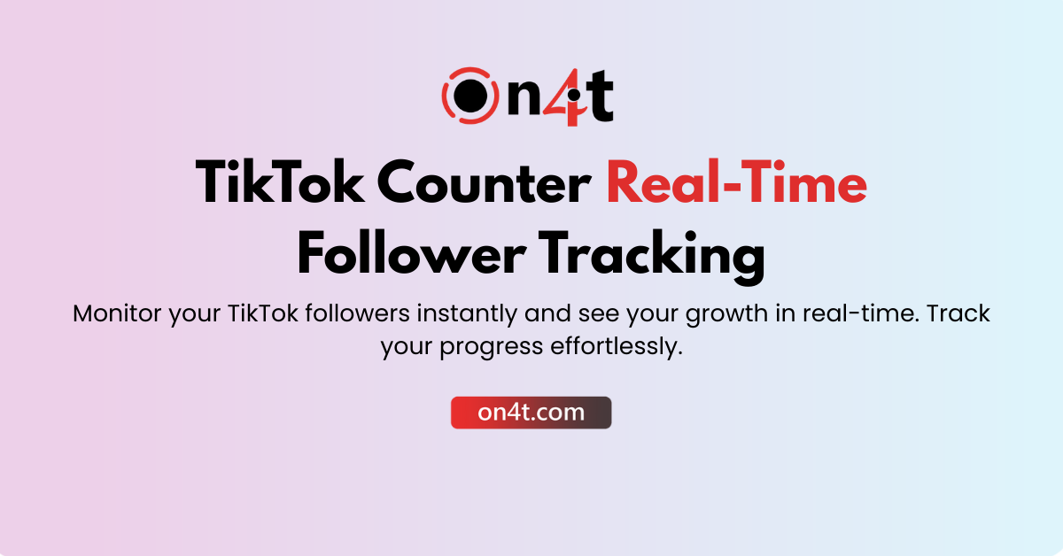 TikTok Counter Real-Time Follower Tracking