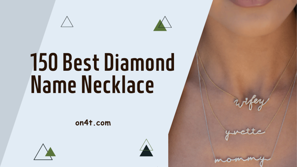 150 Best Diamond Name Necklace - On4t