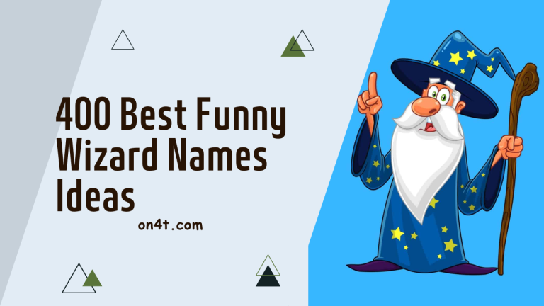 400 Best Funny Wizard Names Ideas - On4t