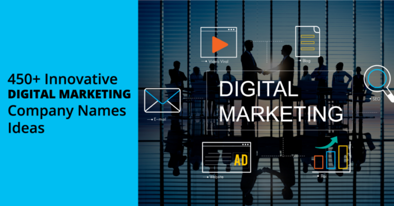 450+ Digital Marketing Company Name Suggestions [updated]