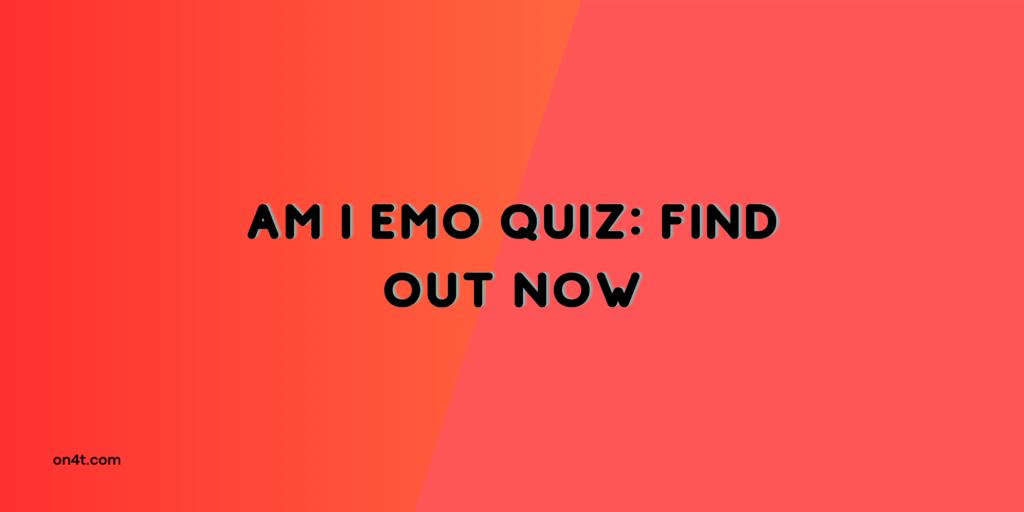 Am I Emo Quiz: Find Out Now