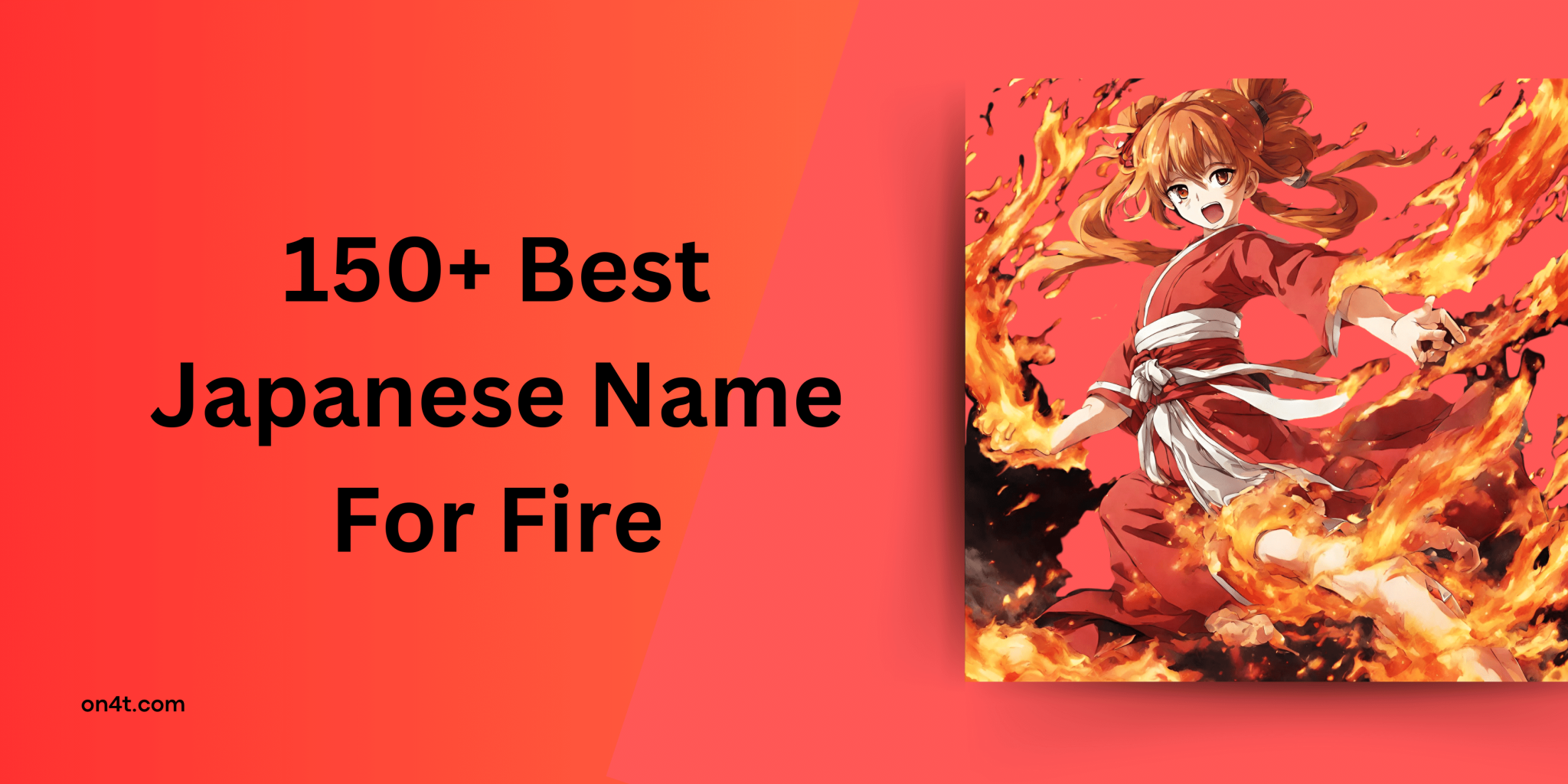 150+ Best Japanese Name For Fire