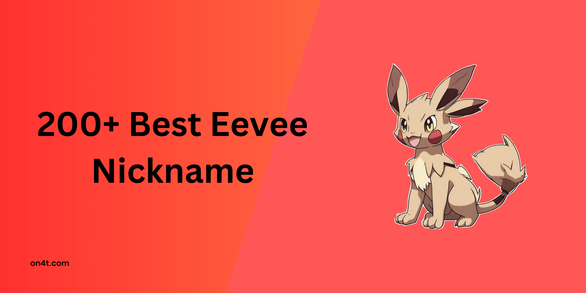 200+ Best Eevee Nickname