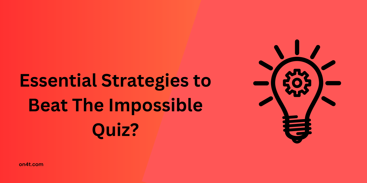 How to Beat The Impossible Quiz