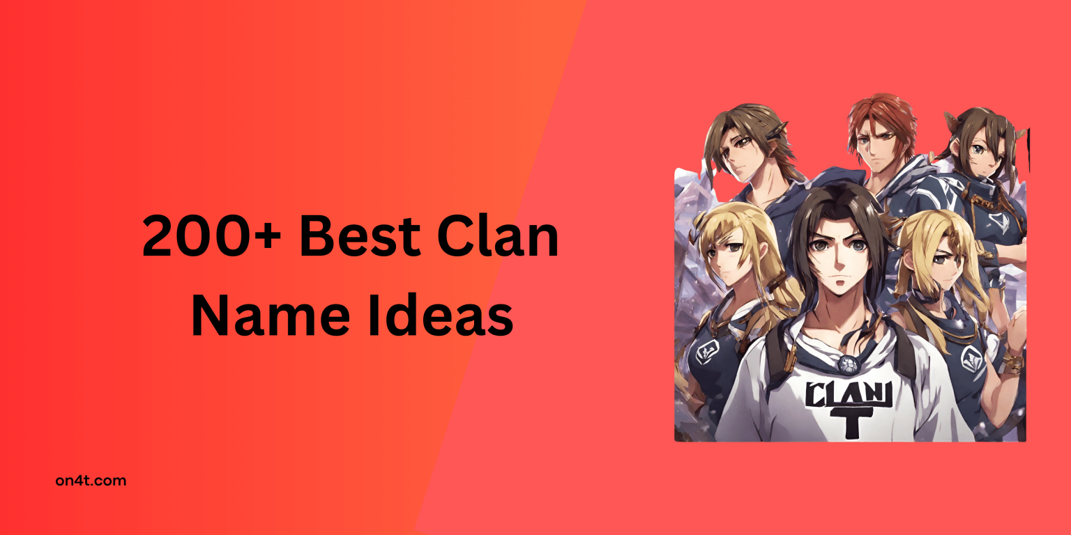 200+ Best Clan Name Ideas