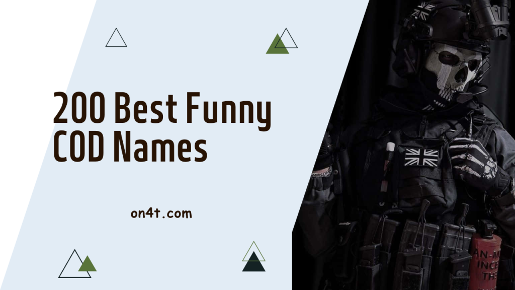 200 Best Funny COD Names - On4t