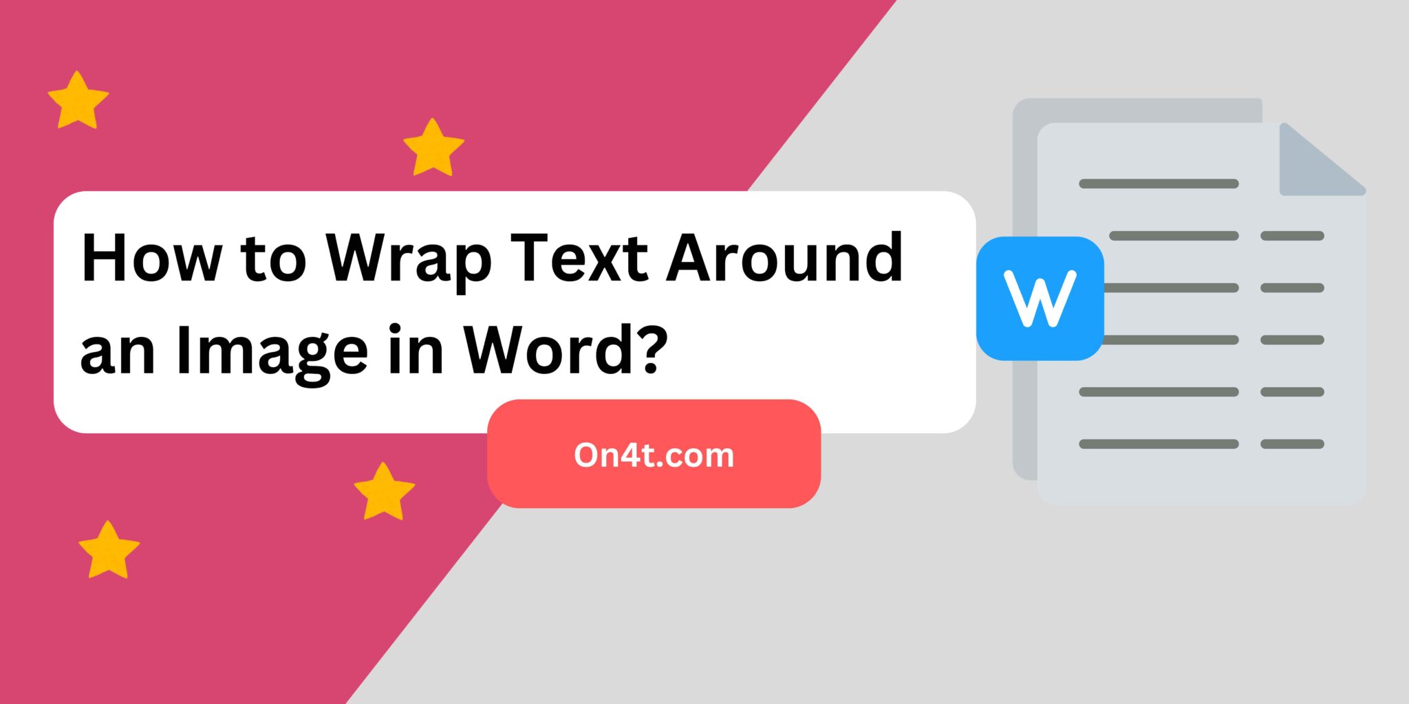 How to Wrap Text Around an Image in Word?