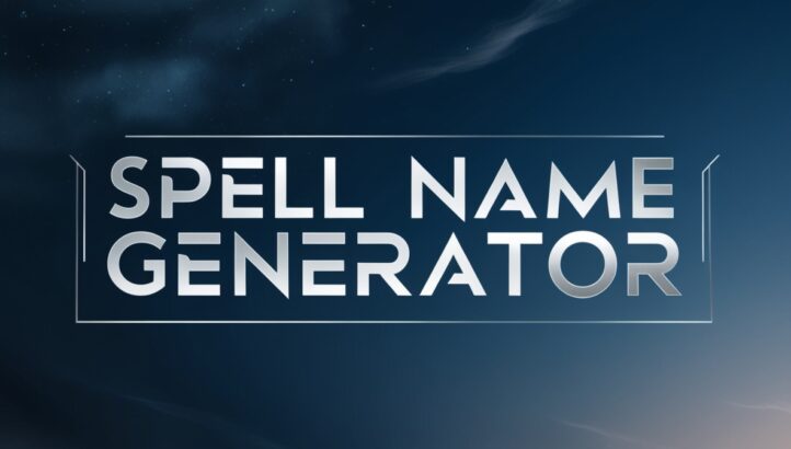 Spell Name Generator