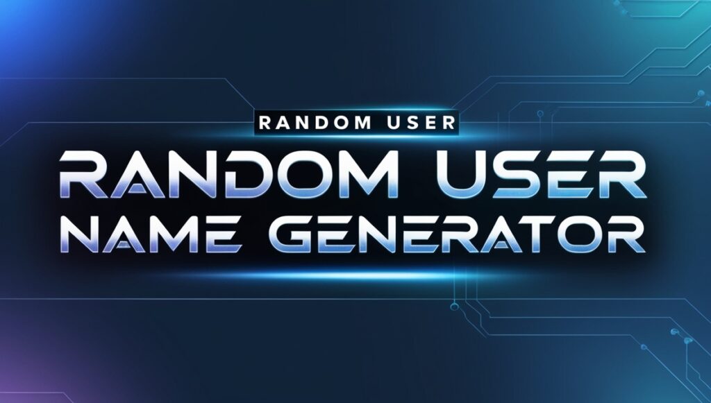 Random User Name Generator