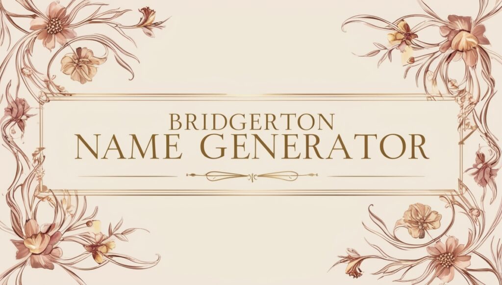 Bridgerton Name Generator