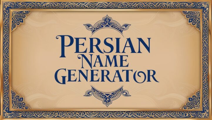 Persian Name Generator