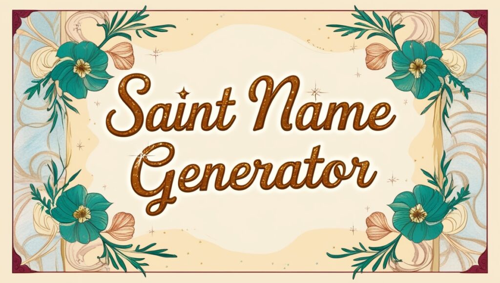 Saint Name Generator