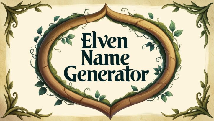 Elven Name Generator