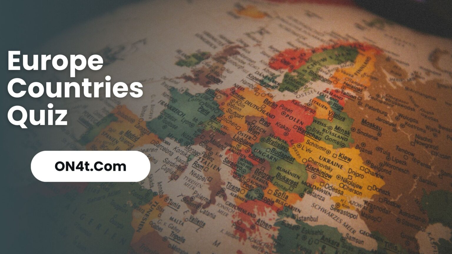 Europe Countries Quiz: Test Your Geography Quiz [Updat