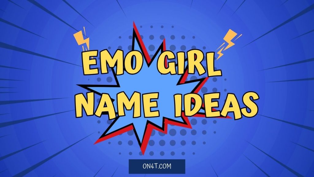 200+ Cool, Aesthetic Emo girl name ideas packed with style