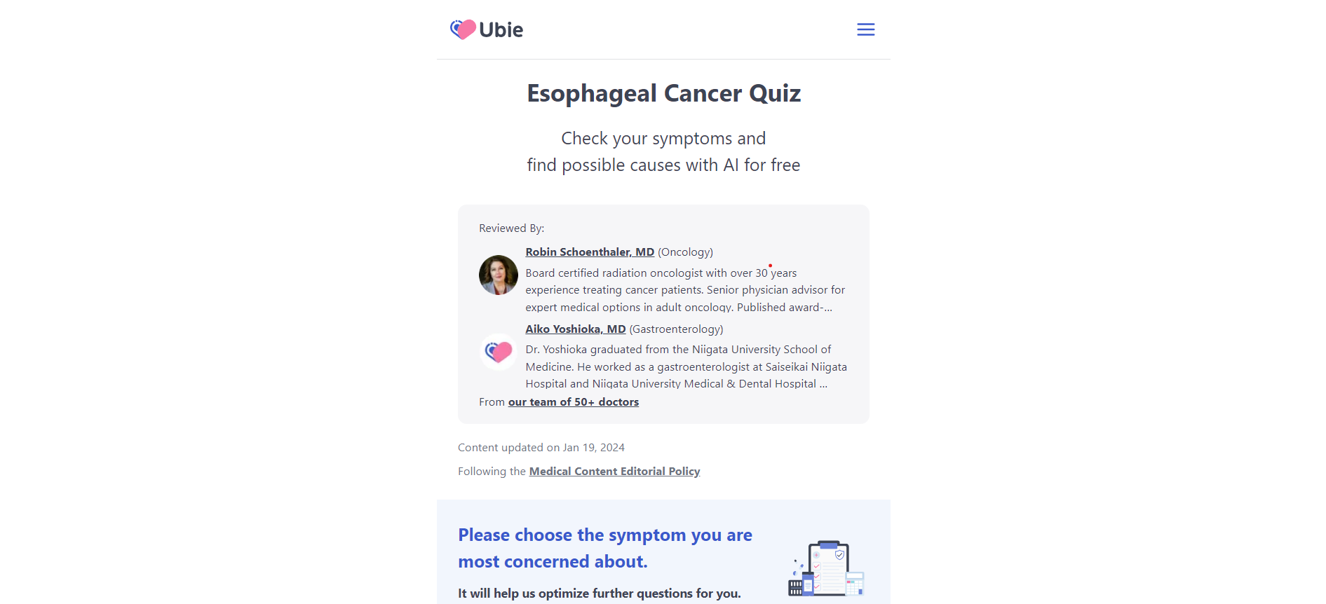 Do I Have Esophageal Cancer Quiz: MCQs And FAQs - On4t