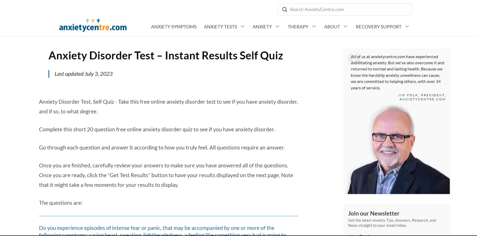 Do I Have Anxiety Quiz: MCQS, FAQs, Interesting Facts - On4t